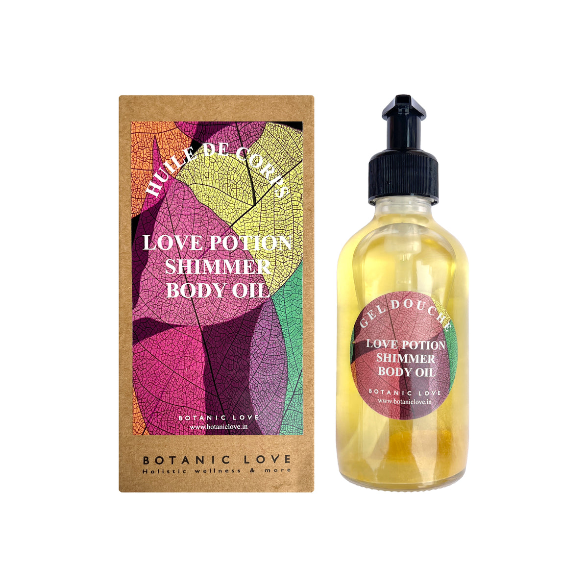 Love Potion Shimmer Body Oil – Botanic Love India